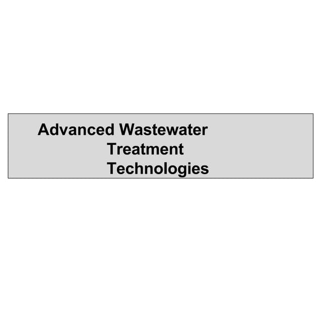 Advance wastewater treatment.pptx