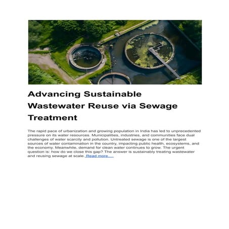 Advancing Sustainable Wastewater Reuse via Sewage Treatment.pdf