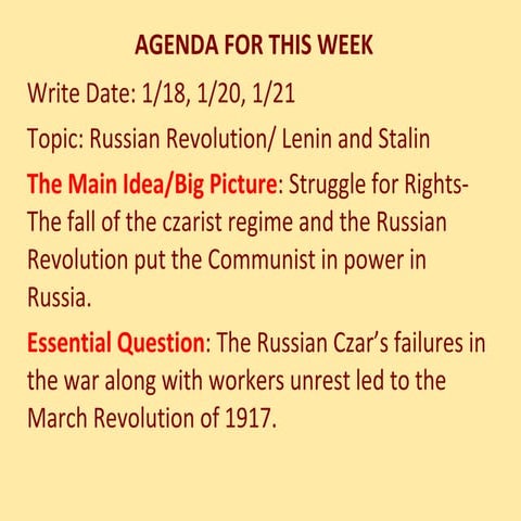 RUSSIA REVOlution class 9 cbse chapter .ppt