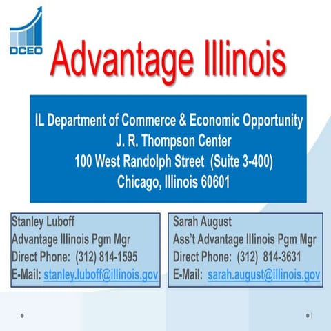 Advantage illinois webinar presentation | PPT