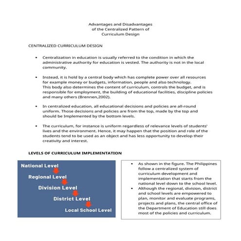 Advantages and Disadvantages of Centralized Curriculum.docx