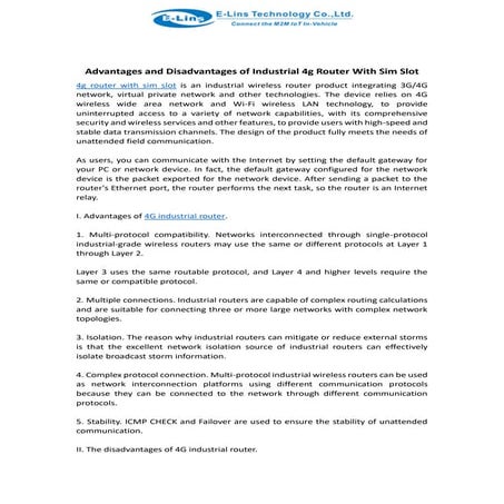 E-Lins Industrial Cellular Router Secure & Efficient Connectivity.pdf