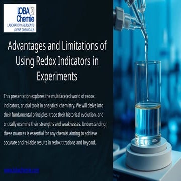 Advantages and Limitations of Using Redox Indicators in Experiments.pptx