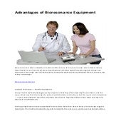 Advantages of Bioresonance Equipment.docx