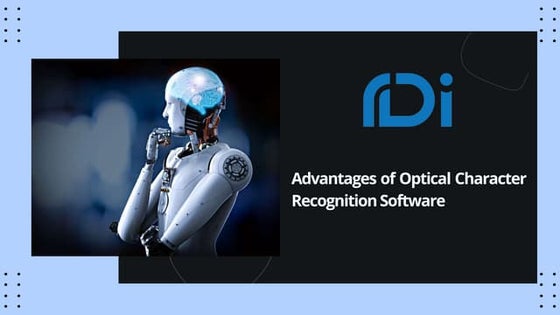 RDI Offers the Best Optical Character Recognition Software.pptx