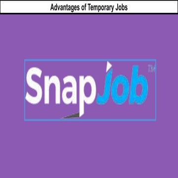 Advantages of Temporary Jobs........pptx