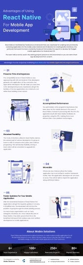 Advantages Of Using React Native For Mobile App Development Pdf Web Development Internet