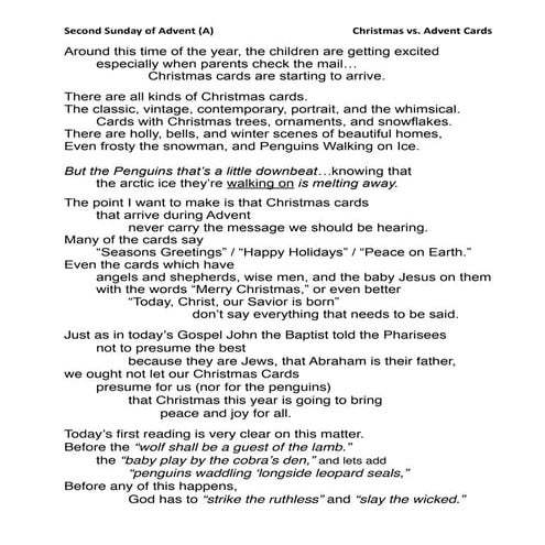 Homily: Fourth Sunday Advent, Cycle B, 2023 | DOCX