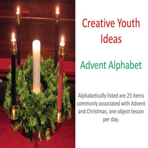 Advent alphabet | PPTX