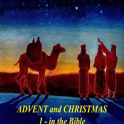 Advent and Christmas 1 - in the Bible | PPTX