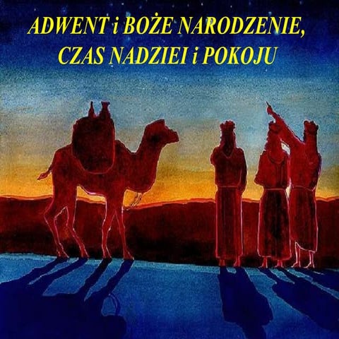 Advent and christmas, time of hope and peace in polish | PPT
