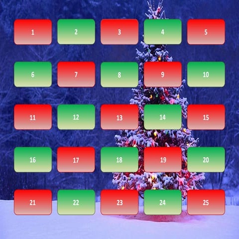 Advent calendar powerpoint | PPTX