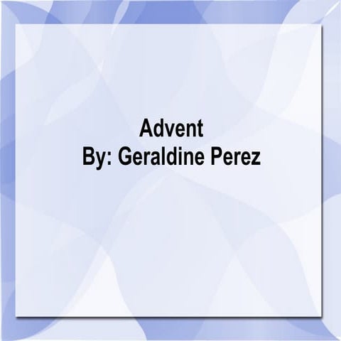 Advent Powerpoint | ODP | Christianity | Religion & Spirituality