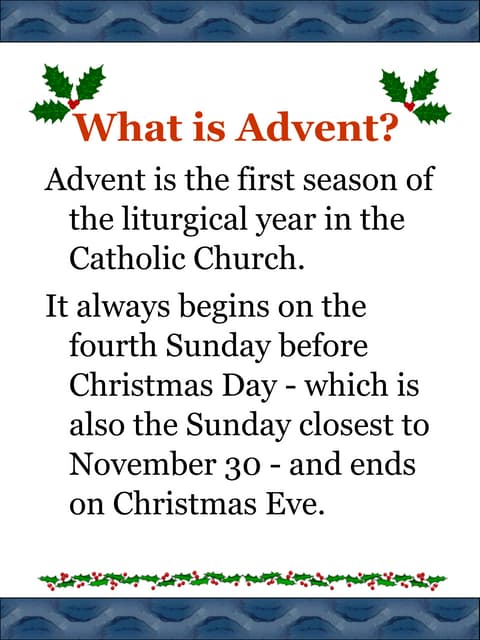 Advent wreath activity center for High School Students | PDF