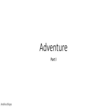 Adventure pro forma | PPT