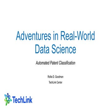 Adventures in Real-World Data Science | PPT