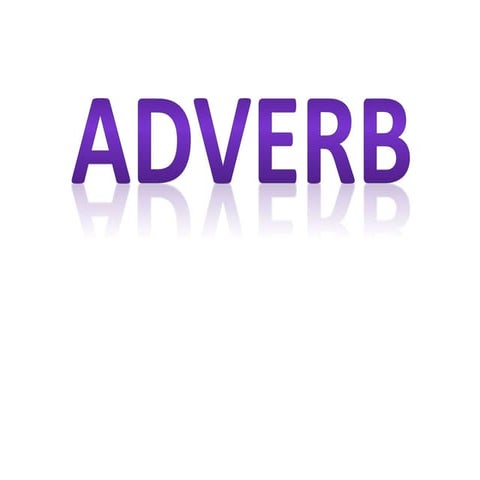 Adverb | PPTX