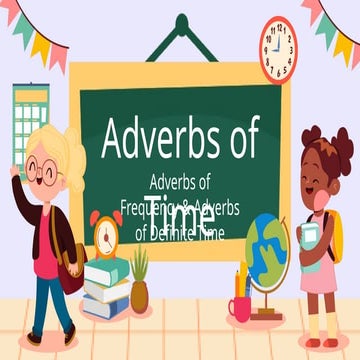 materi Adverb of Time-keterangan waktu dalam bahasa inggris | PPTX