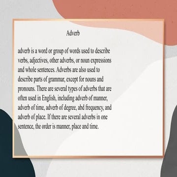 Adverb(Pertemuan 1).powerpoint slide tow | PPTX