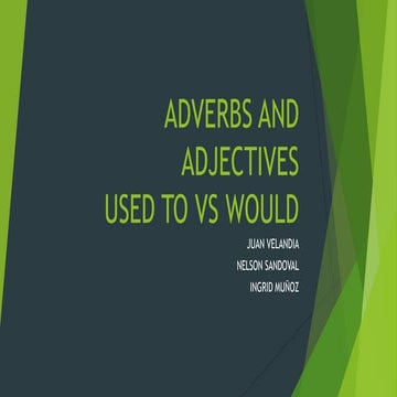 Adverbs and adjectives | PPT