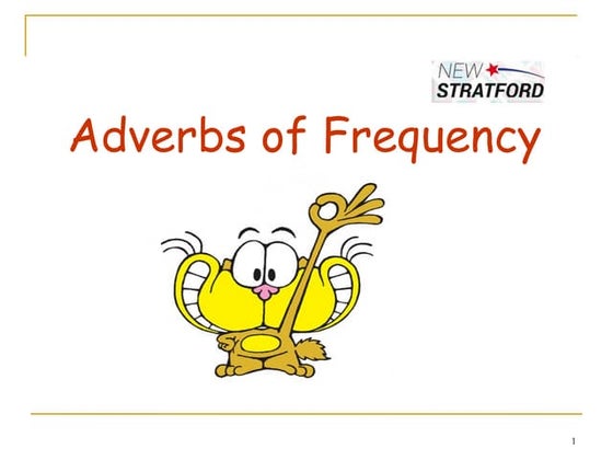 Frequency adverbs | PPT