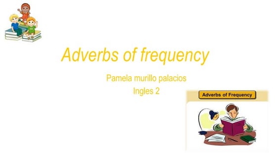 Adverbs of frequency | PPTX | Food & Drink