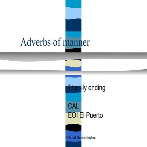 Adverbs of manner | PPT