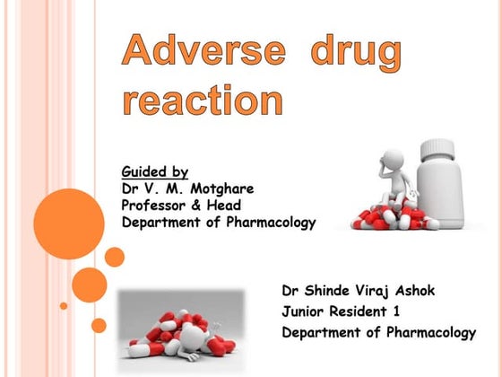 Adverse drug reactions | PPT