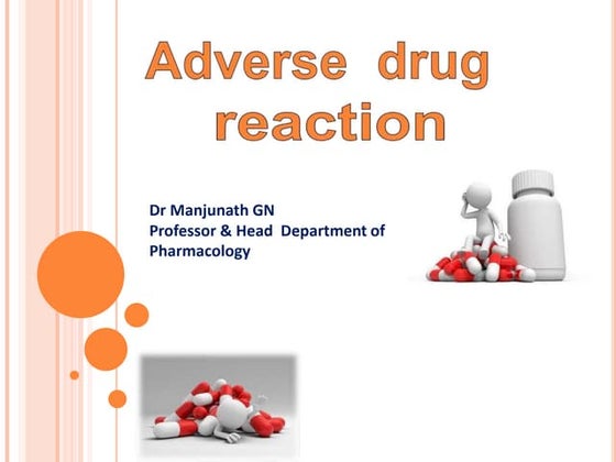 Adverse drug reaction and its types | PPT