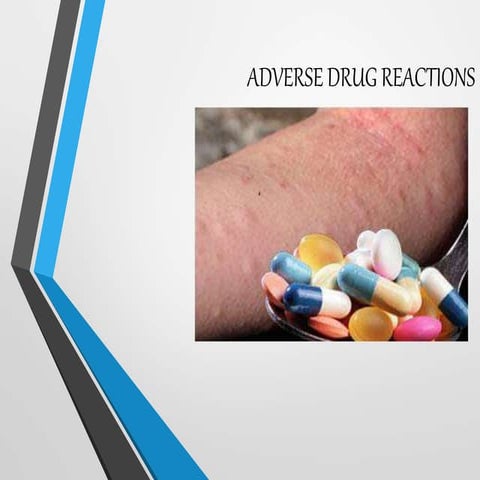 Adverse drug reaction and adverse drug event | PPT