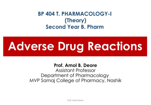 Drug nomenclature in Pharmaceuticals | PPTX