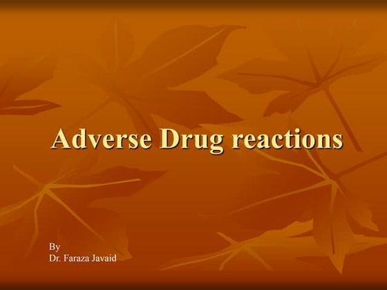 IDIOSYNCRATIC REACTIONS (pharmacology) | DOCX | Pharmaceutical Drugs ...