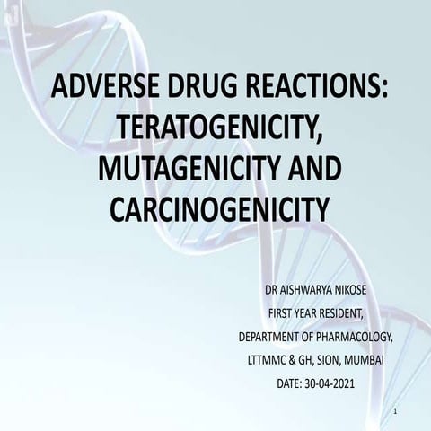 Teratogenecity | PPTX