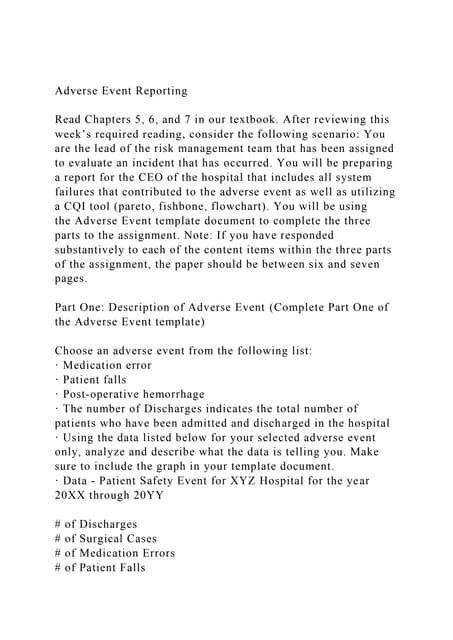 Occurrence variance report | PPT | First Aid | Injuries