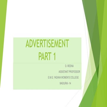 Advertisement | PPT