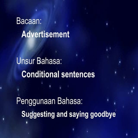 advertisement-conditional-sentences-suggesting-and-saying-goodbye.ppt