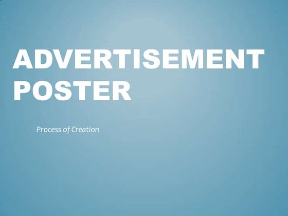 Create your own advertisement | PPT