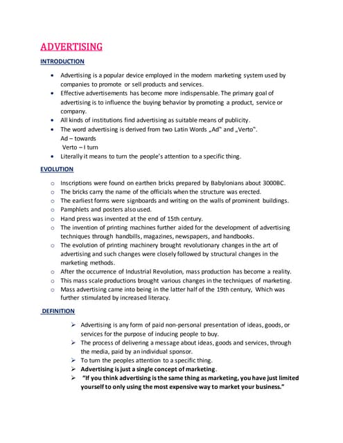 Advertisements in English material grade 9.ppt | Advertising Industry ...