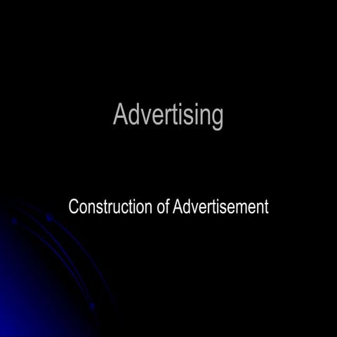 Advertising copy | PPT