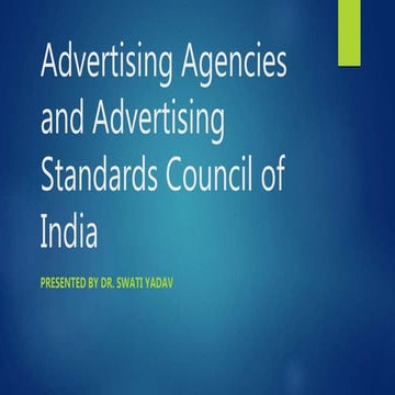 Advertising agencies and asci | PPTX