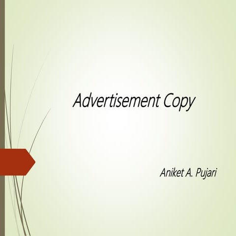 Advertising Copy | PPTX