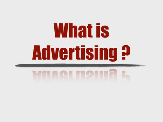 History of advertising | PPT