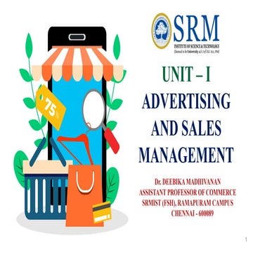 Advertising and Sales Management UNIT I.pptx