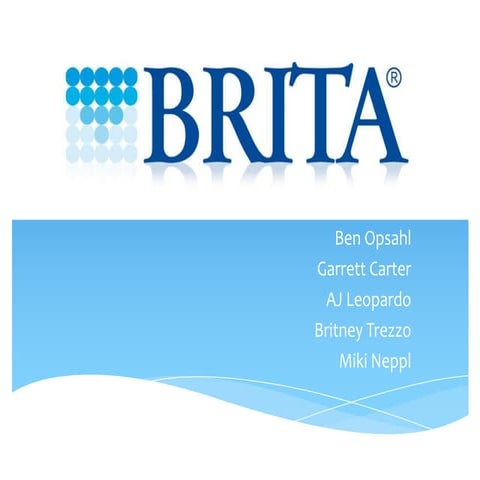 Advertising brita ppt | PPTX