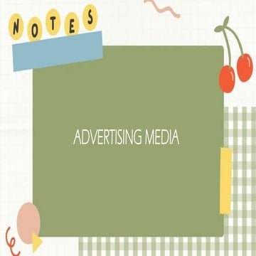 Chapter 4 full lecture notes advertising | PPTX