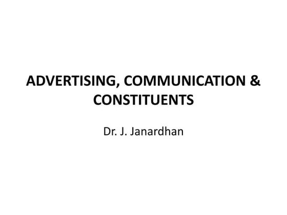 Advertisements for Class XI & XII | PPT