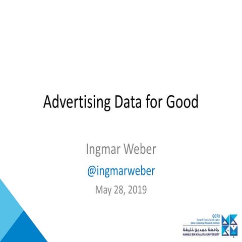 Advertising Data for Good | PPTX