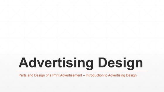 Advertising layout ppt | PPTX