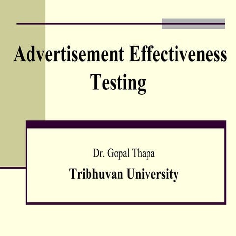 Advertising Effectiveness Testing.ppt