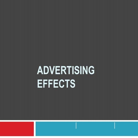 Advertising effects | PPT